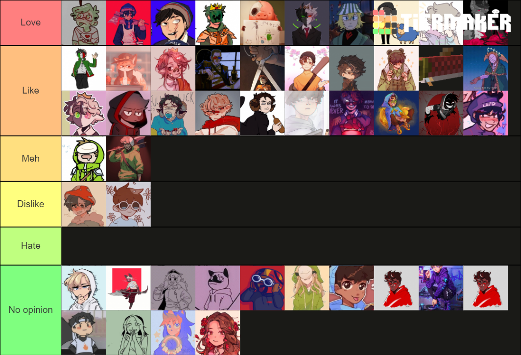 Dream smp 2021 ALL CANON Tier List (Community Rankings) - TierMaker