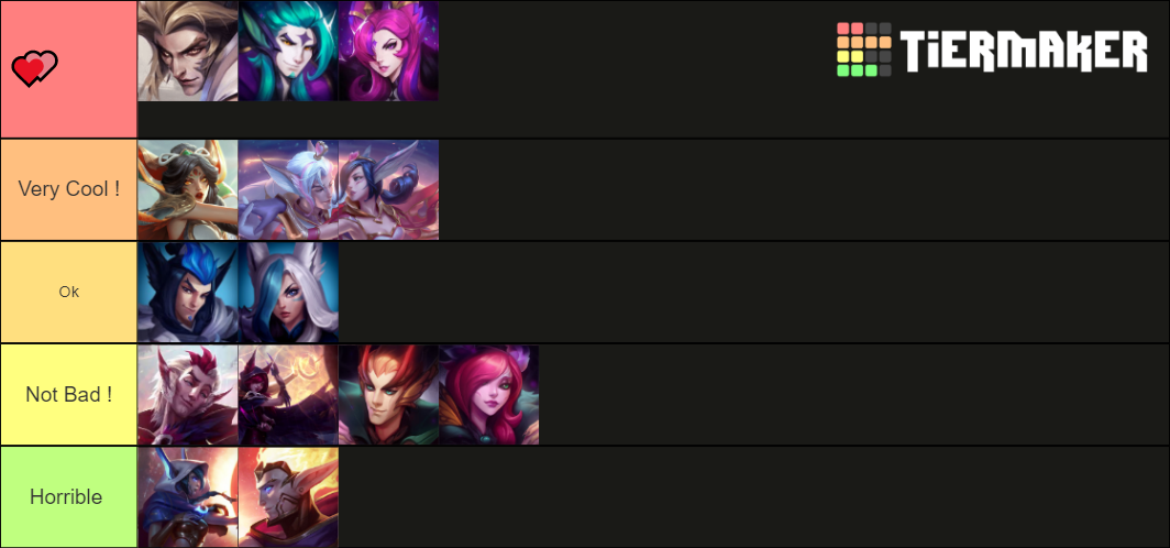 Xayah And Rakan Skins PATCH 11.21 Tier List (Community Rankings ...