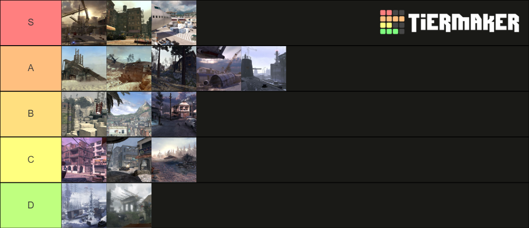Modern Warfare 2 Maps Tier List (Community Rankings) - TierMaker