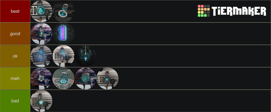 Plat Charms Tier List (Community Rankings) - TierMaker