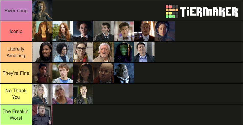 Doctor Who Characters Tier List (Community Rankings) - TierMaker