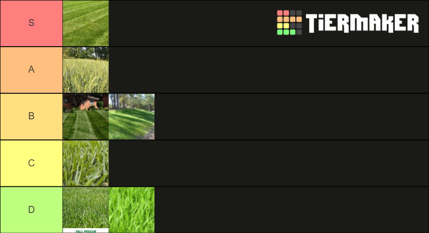 Grass Tier List (Community Rankings) - TierMaker