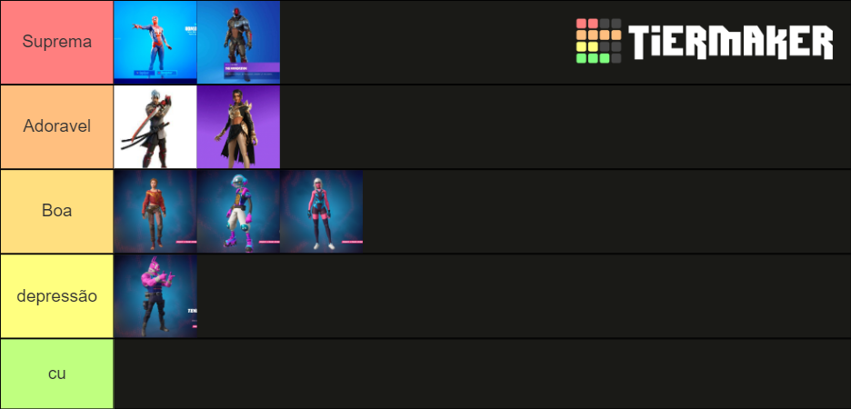 SKINS TEMPORADA 1 CAPITULO 3 Tier List (Community Rankings) - TierMaker