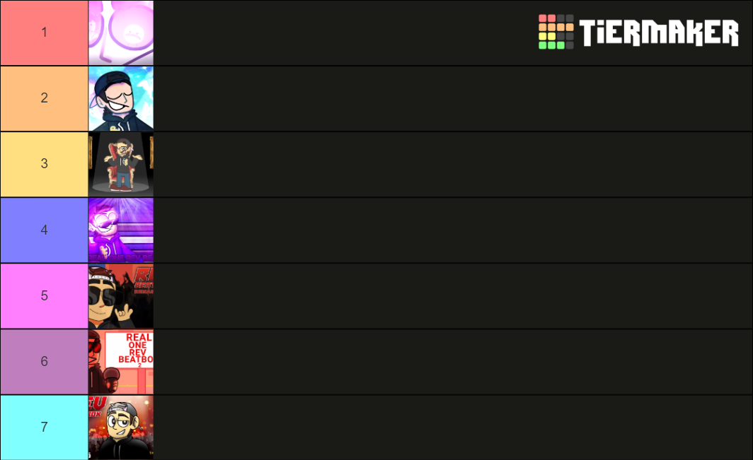 Real One Rev's YBB Solos Tier List (Community Rankings) - TierMaker