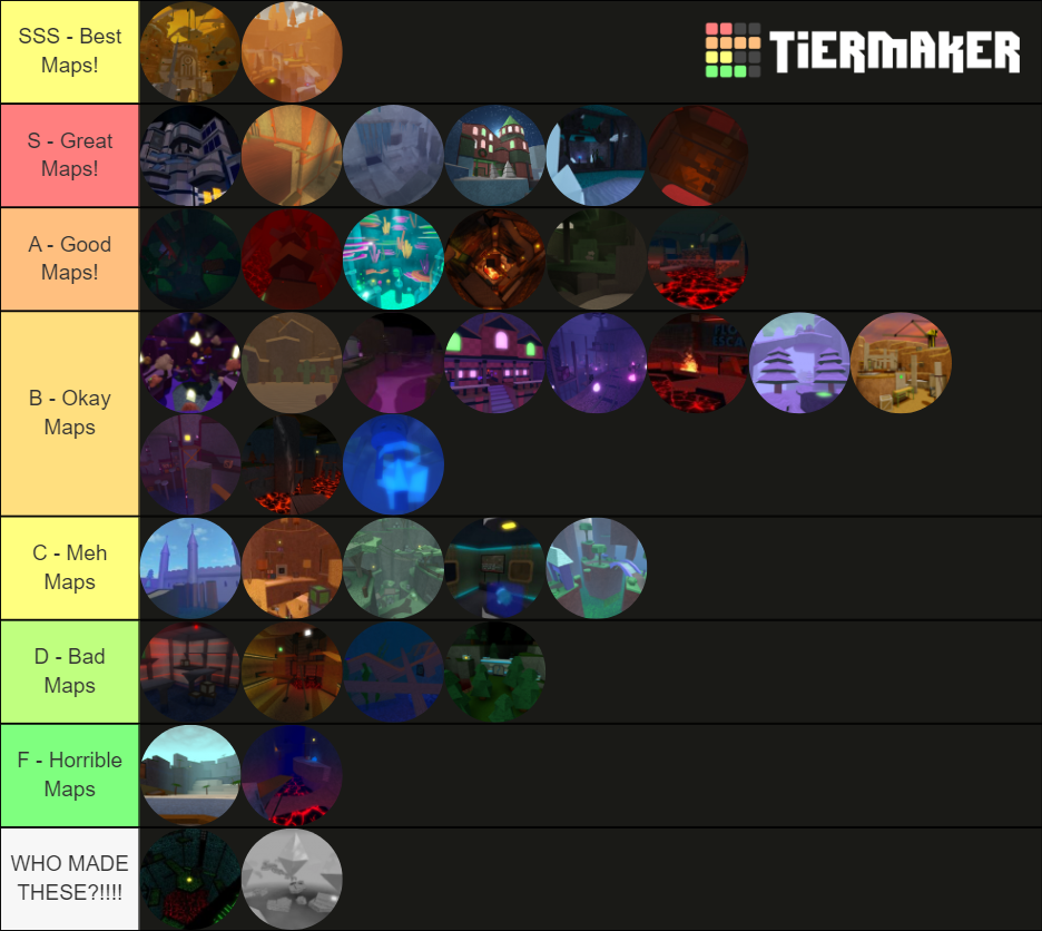 All In-game FE2 Maps (February 2023 - Includes Monthly Maps) Tier List ...