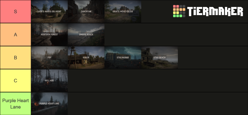 HLL Map Tier List (Community Rankings) - TierMaker