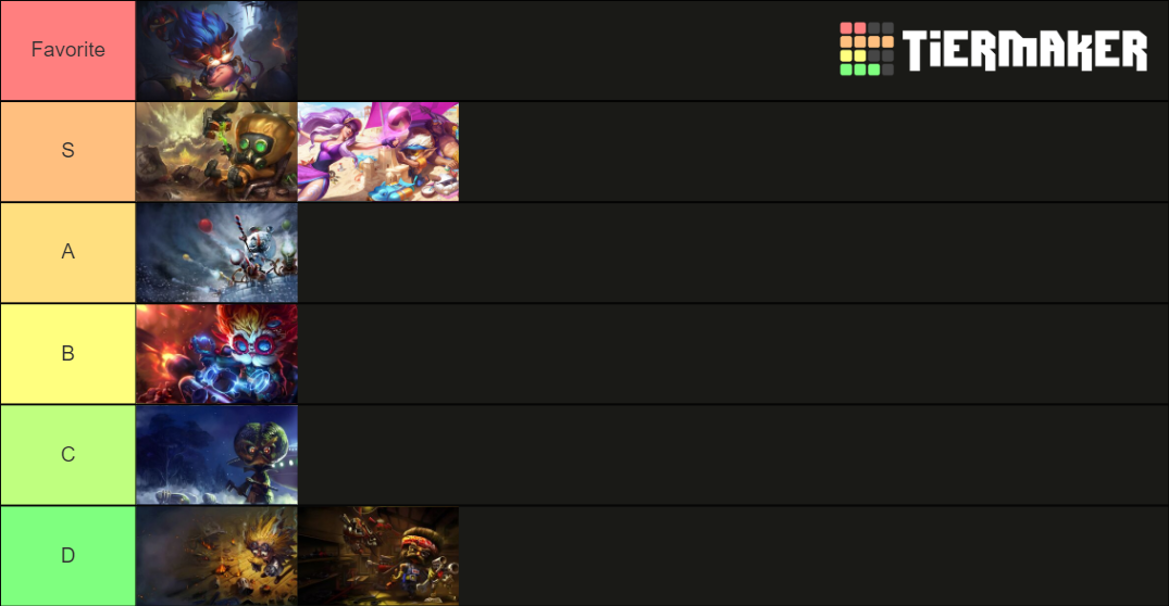 All Heimerdinger skins Tier List (Community Rankings) - TierMaker