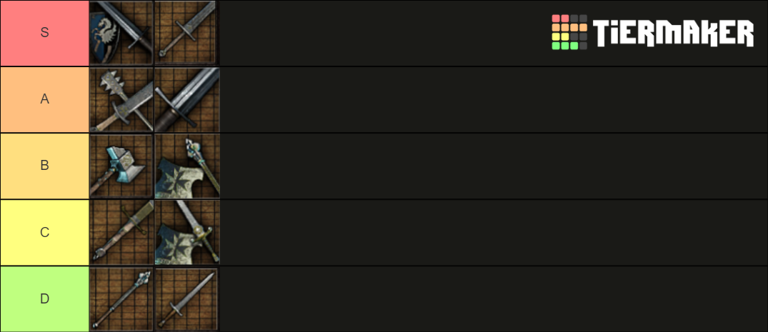 Vermintide 2 Grail Knight Weapons Tier List (Community Rankings ...