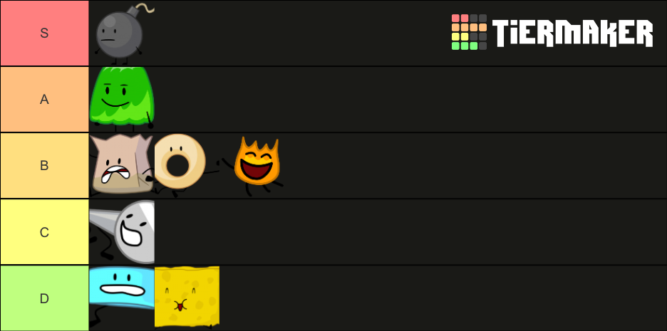 BFB (Team Ice Cube) Tier List (Community Rankings) - TierMaker