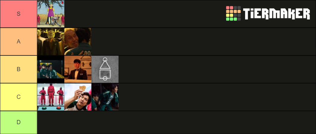 Squid game episodes ranked Tier List (Community Rankings) - TierMaker