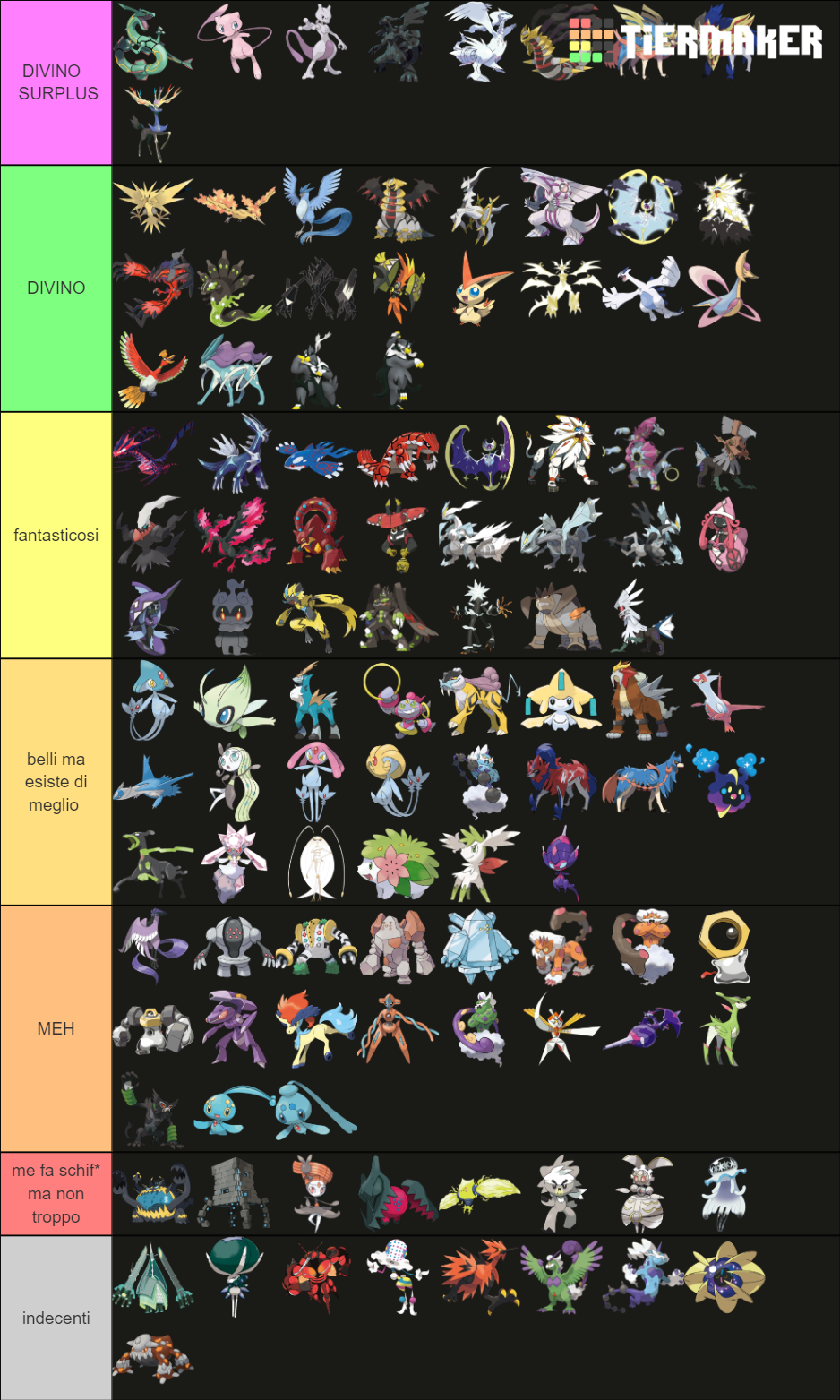 PokeLegend TierList Aguss Tier List (Community Rankings) - TierMaker
