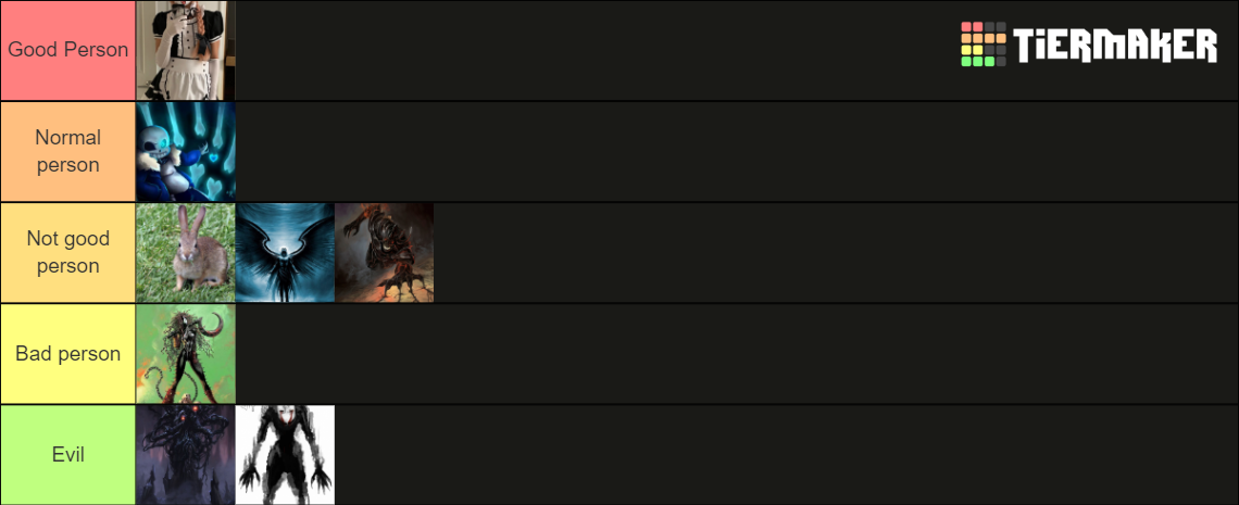 dnd morality Tier List (Community Rankings) - TierMaker