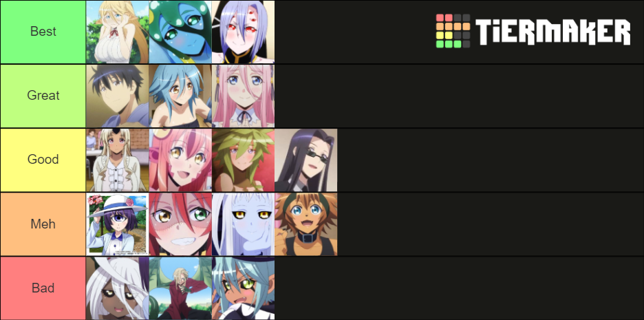 Monster Musume characters (Anime) Tier List (Community Rankings ...