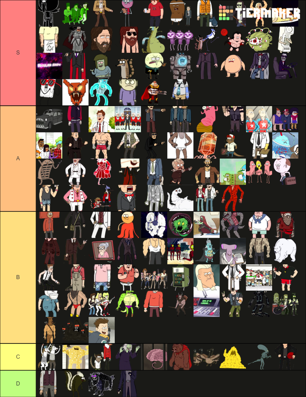 Regular Show Villains Tier List (Community Rankings) - TierMaker Regular Show Villains Tier List (Community Rankings) - TierMaker