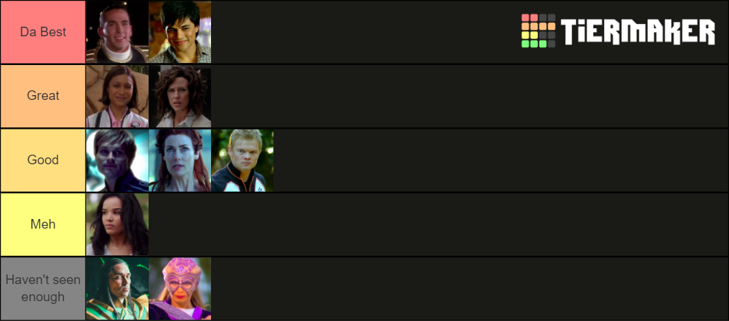 White Rangers Tier List (Community Rankings) - TierMaker