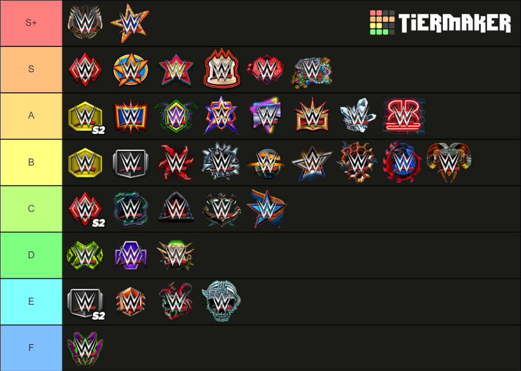 WWE SuperCard Tier Rankings Tier List (Community Rankings) - TierMaker