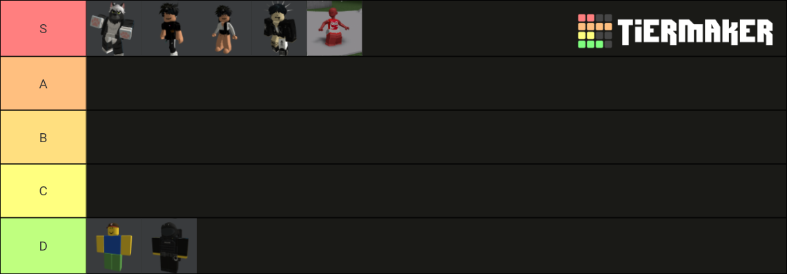 Roblox Styles Tier List (Community Rankings) - TierMaker