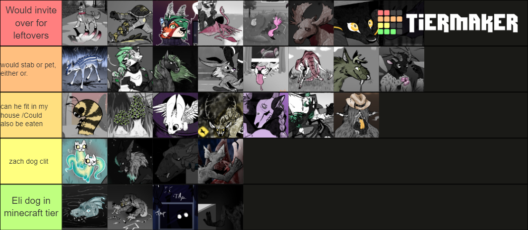 Cryptids Inktober 2021 Tier List (Community Rankings) - TierMaker