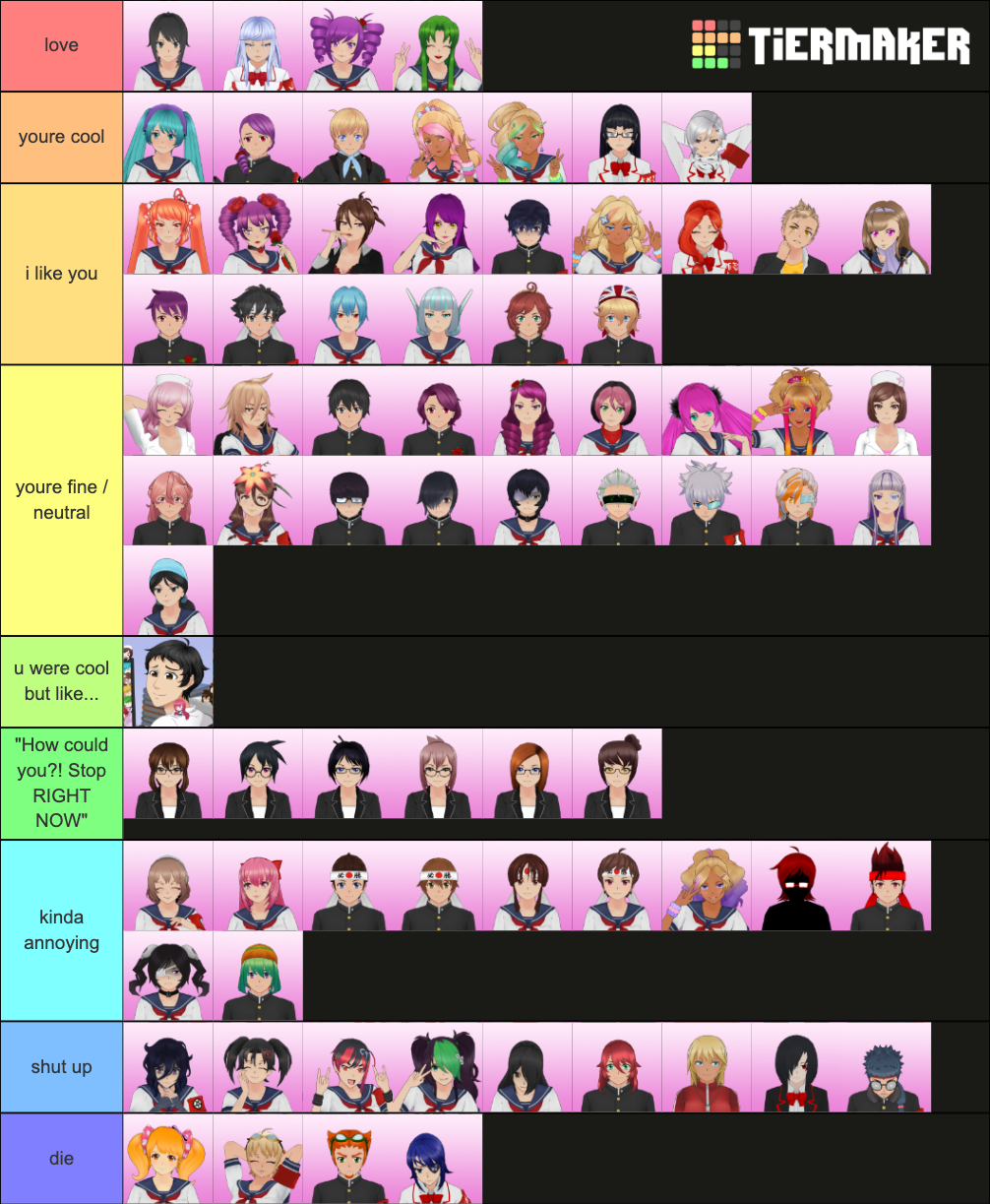 Yan Sim Tier List (Community Rankings) - TierMaker