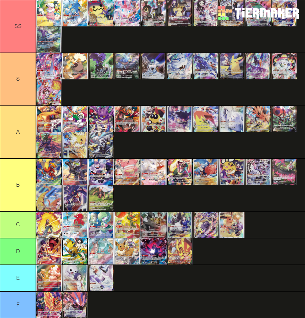 SWSH Character Cards Tier List (Community Rankings) - TierMaker