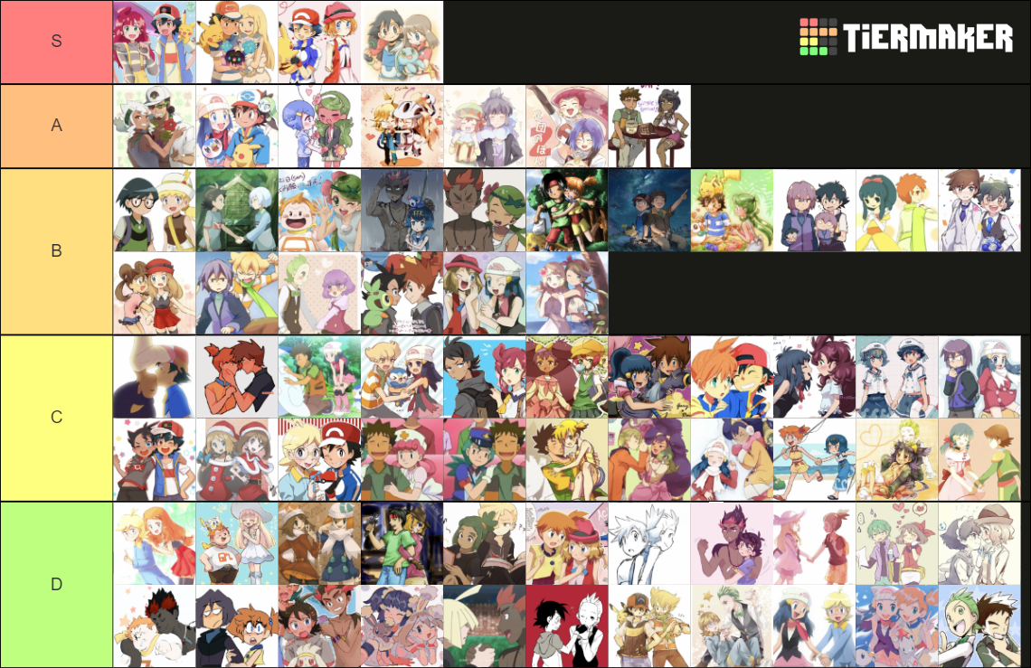 Pokemon Anime Ships Tier List (Community Rankings) - TierMaker
