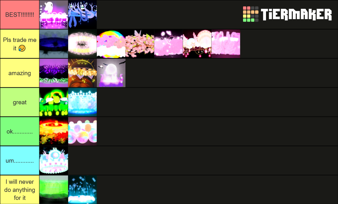 Royal high halos Tier List (Community Rankings) - TierMaker