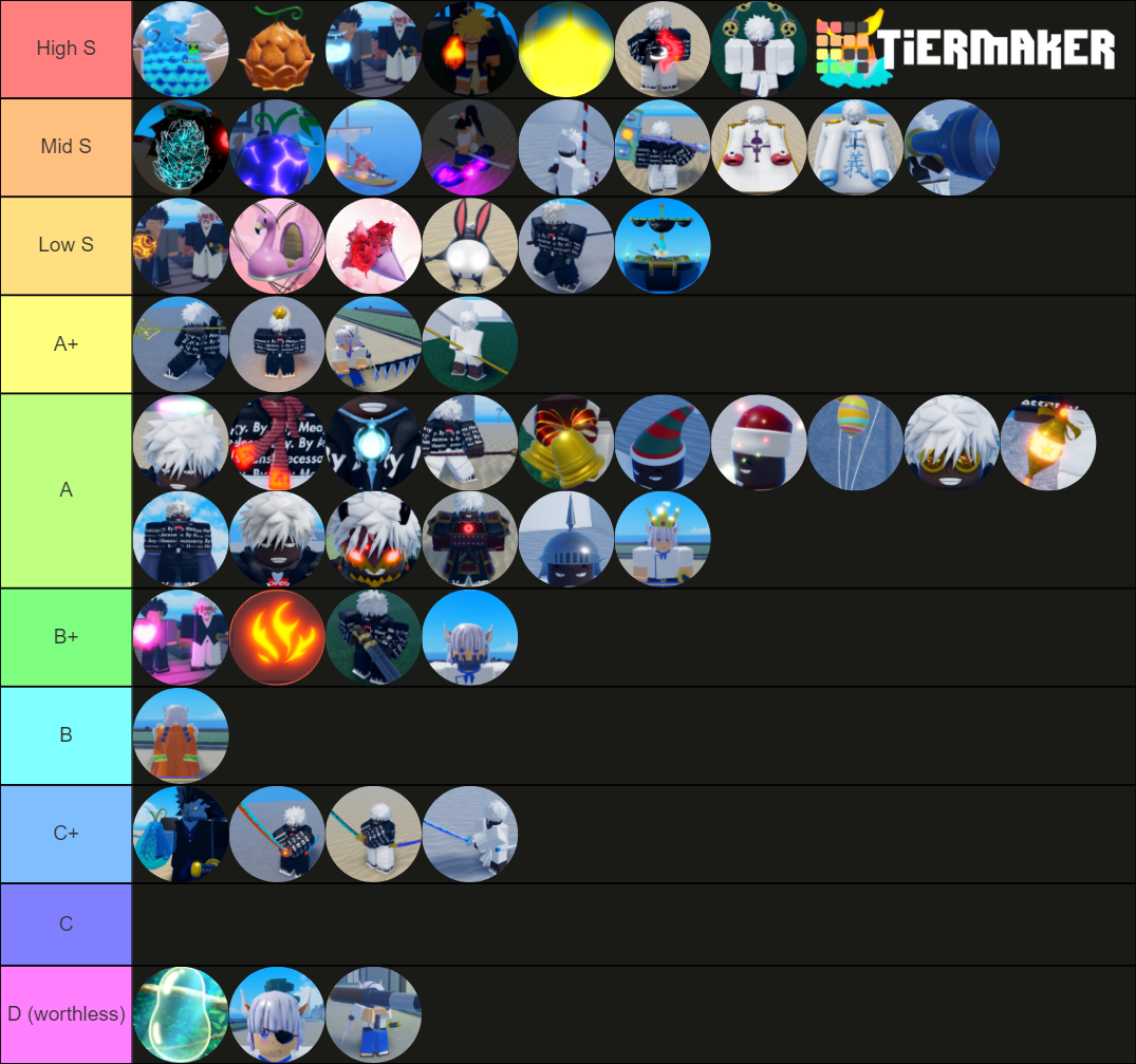 gpo trading/demand (upd 3.5) grand piece online Tier List (Community ...