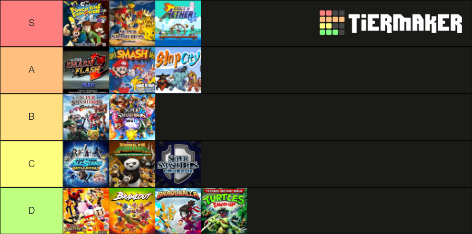 Platform Fighter Tier List (Community Rankings) - TierMaker