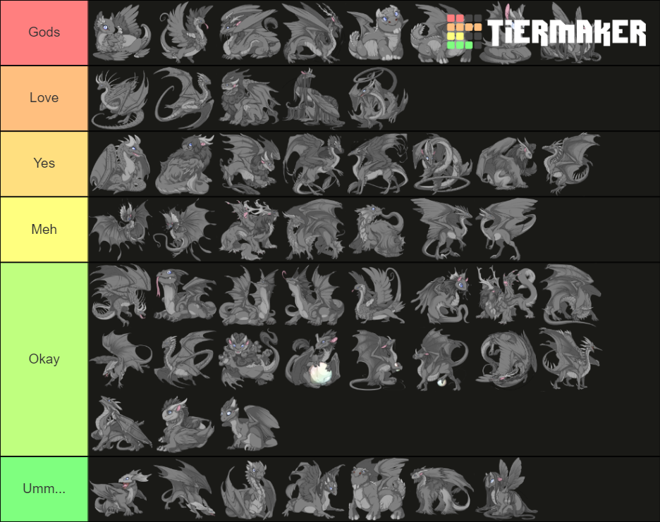 Flight Rising Breeds (June 2021) Tier List (Community Rankings) - TierMaker