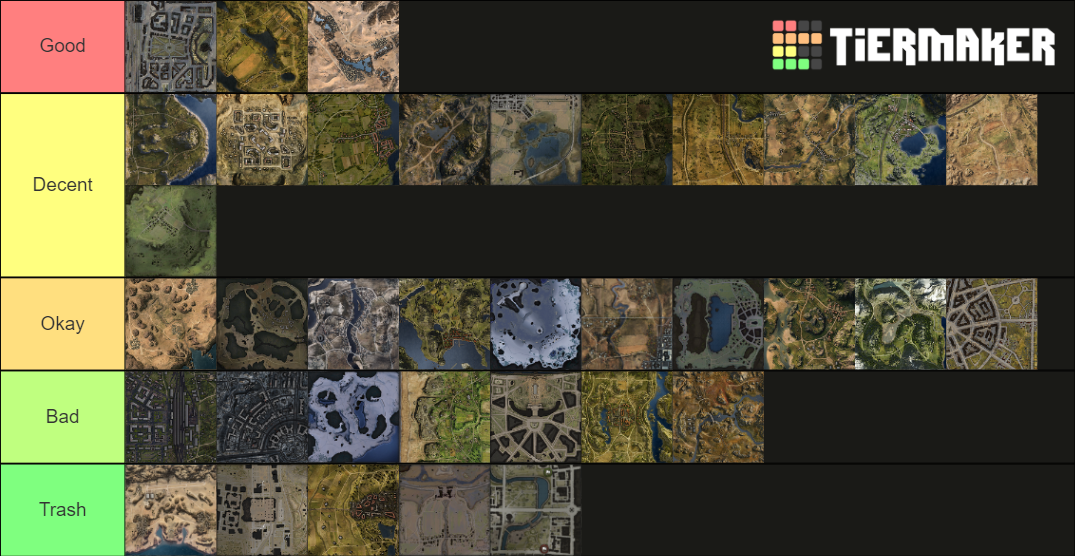 World of Tanks Maps Tier List (Community Rankings) - TierMaker