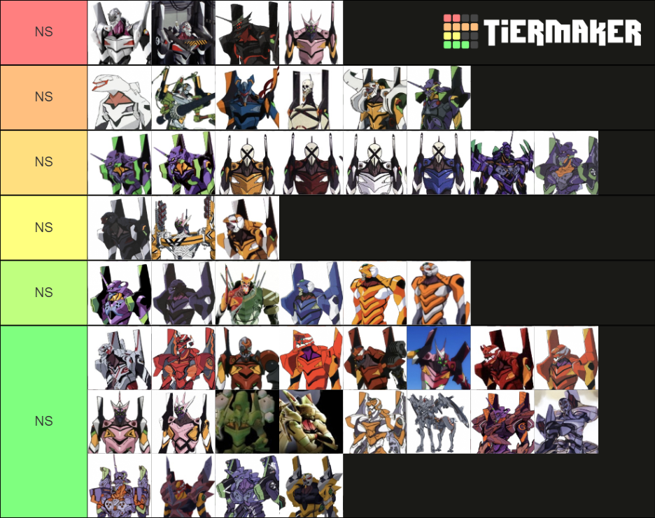 Evangelion Units Tier List (Community Rankings) - TierMaker