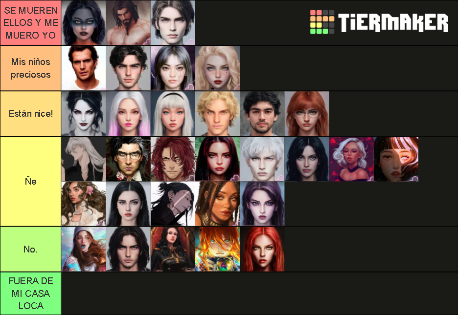 Personajes de ADOM y ADOMO Tier List (Community Rankings) - TierMaker