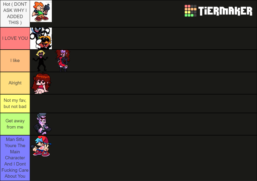 FnF Characters Tier List (Community Rankings) - TierMaker