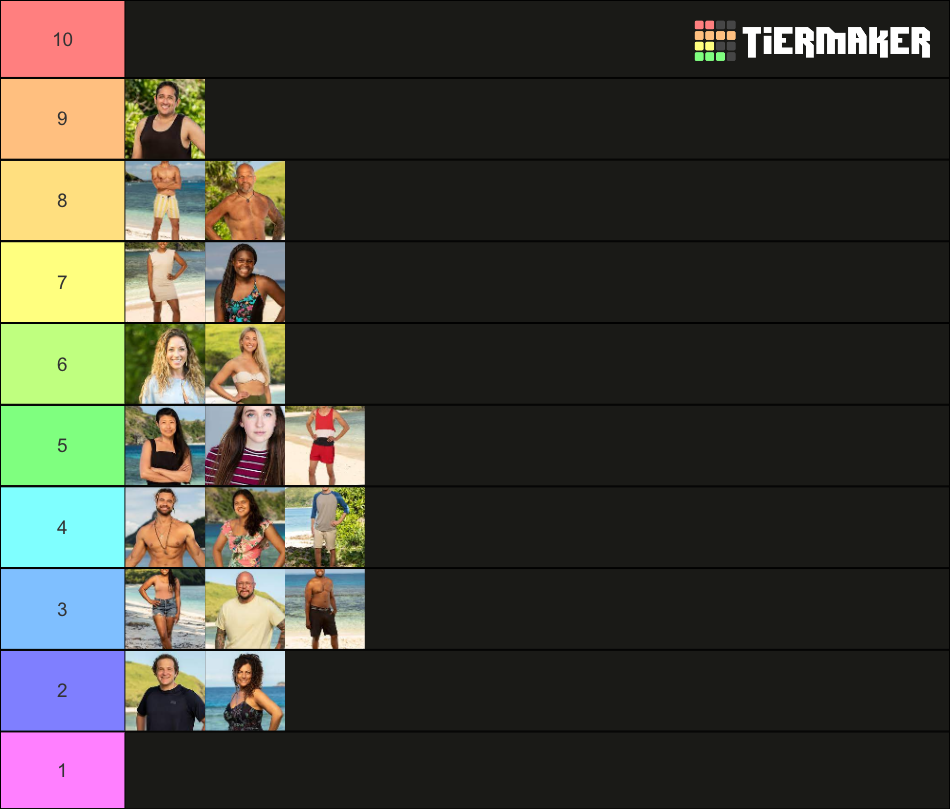 baddie survivor 42 Tier List (Community Rankings) - TierMaker