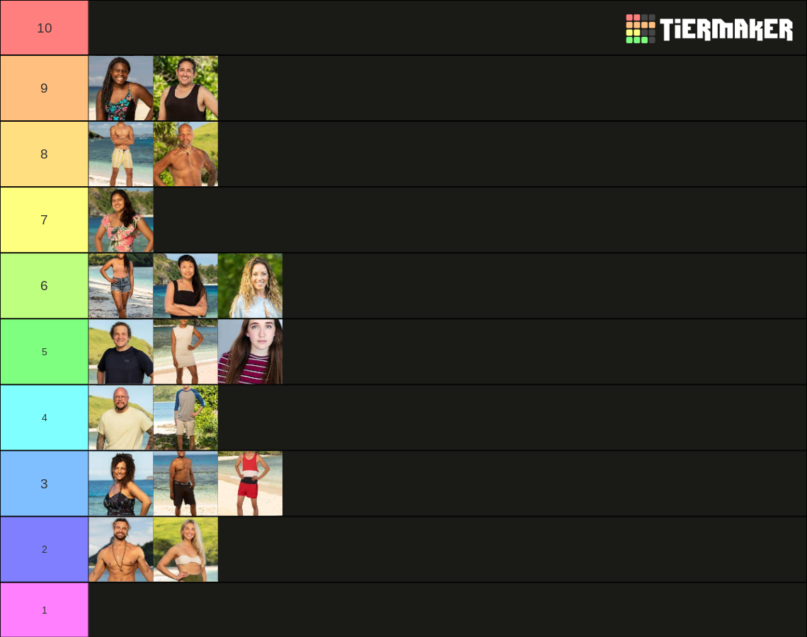 baddie survivor 42 Tier List (Community Rankings) - TierMaker
