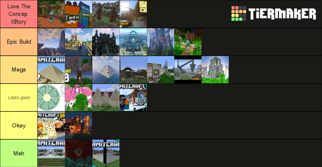 Hermitcraft season 7 bases Tier List (Community Rankings) - TierMaker