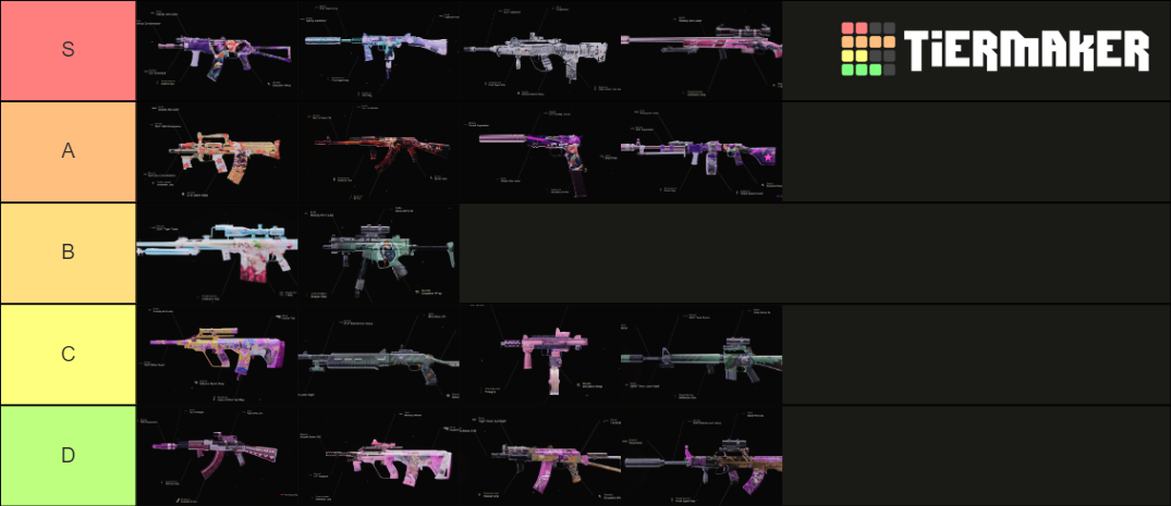 CoD Cold War Anime Gun Blueprints Tier List (Community Rankings ...