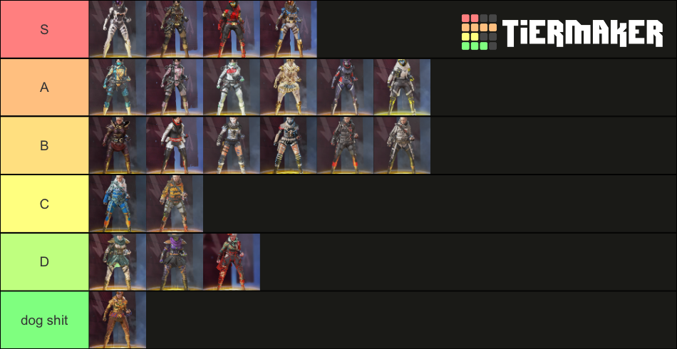 (Updated Season 9) All Legendary Wraith Skins Tier List (Community ...