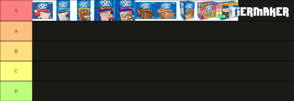best pop-tart flavor Tier List (Community Rankings) - TierMaker