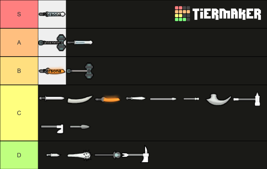 Rimworld Melee Weapons Tier List (Community Rankings) - TierMaker