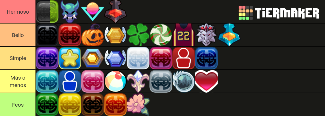 Brawlhalla Colors 2021 Tier List (Community Rankings) - TierMaker