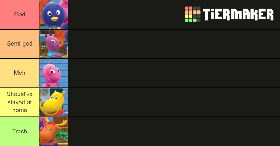 Backyardigans Tier List (Community Rankings) - TierMaker
