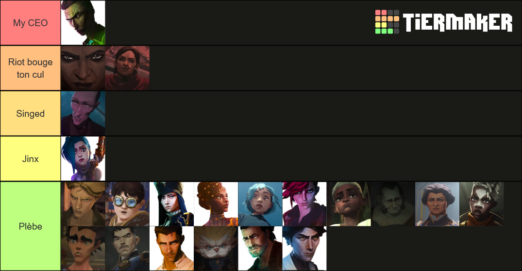 Arcane Tier List (Community Rankings) - TierMaker