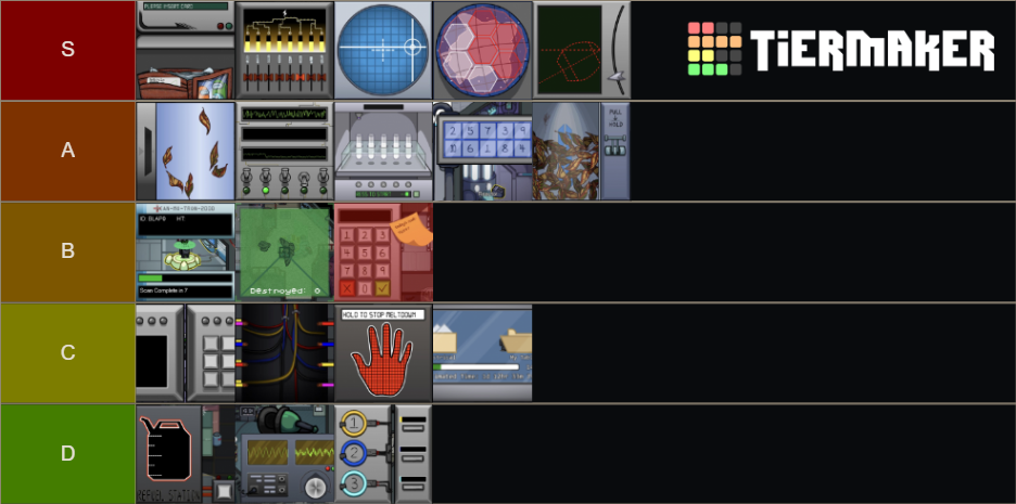Among Us Tasks (The Skeld) Tier List (Community Rankings) - TierMaker