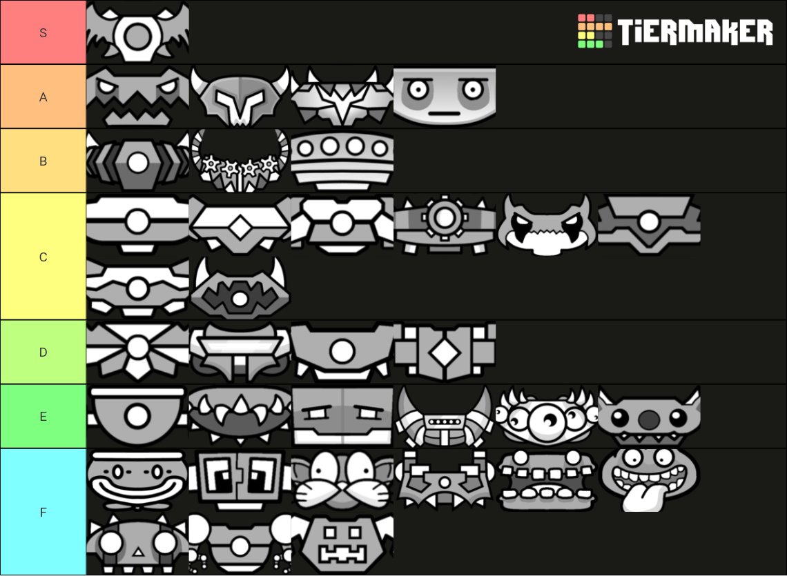 All Geometry Dash UFOs Tier List (Community Rankings) - TierMaker