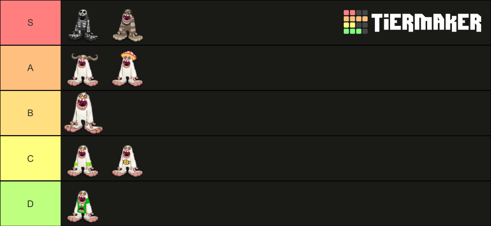 My Singing Monsters - Costume Party #1 - Mammott Tier List (Community ...