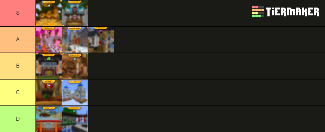MCC S2 Games (MCC 20) Tier List (Community Rankings) - TierMaker