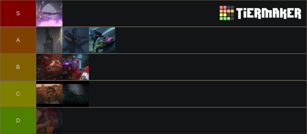 Arcane Fight Scenes Tier List (Community Rankings) - TierMaker