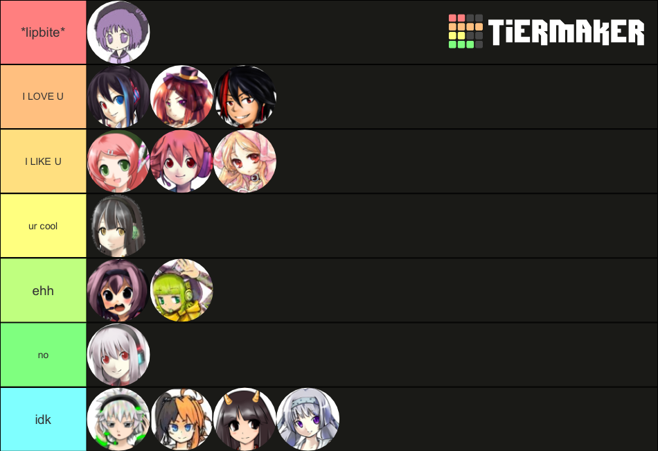 Vipperloid UTAU Tier List (Community Rankings) - TierMaker