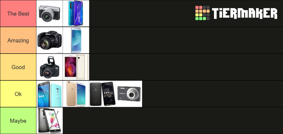 Camera Tier List (Community Rankings) - TierMaker